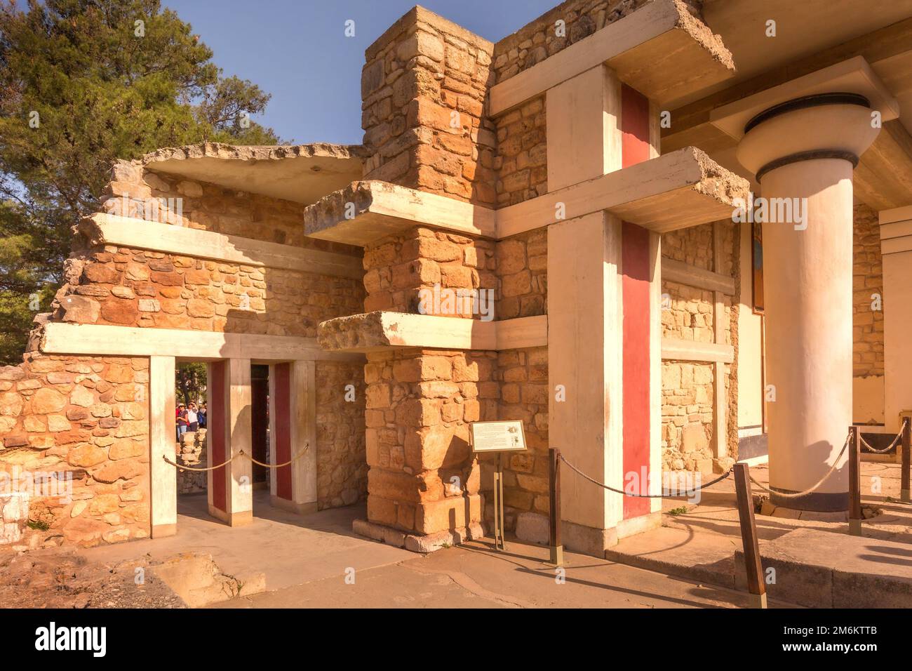 Knossos, Crete ruins of the Minoan Palace, Greece Stock Photo - Alamy