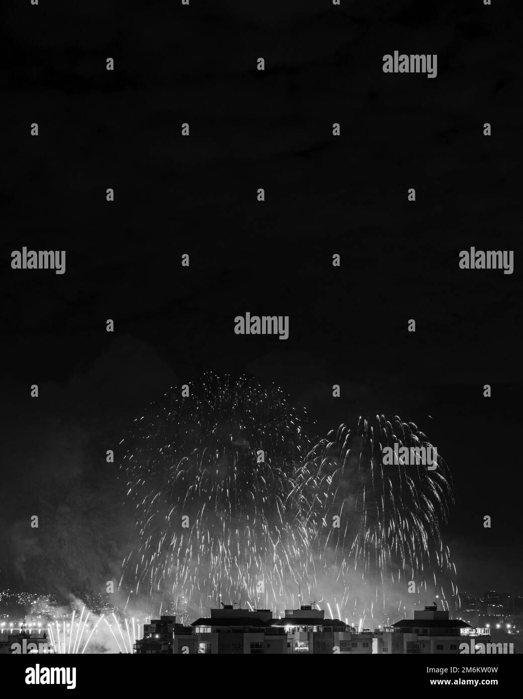 Brazil night sky rio Black and White Stock Photos & Images - Alamy