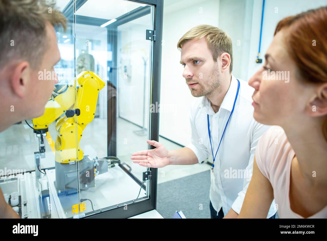 Training For Industrial Robots Stock Photo - Alamy