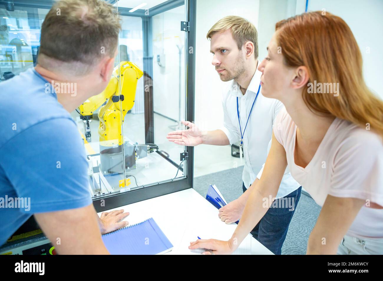 Training For Industrial Robots Stock Photo - Alamy