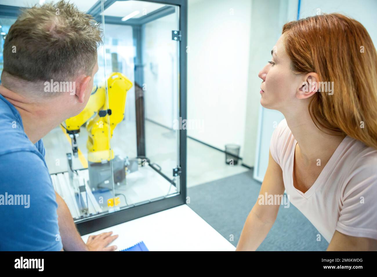 Training For Industrial Robots Stock Photo - Alamy