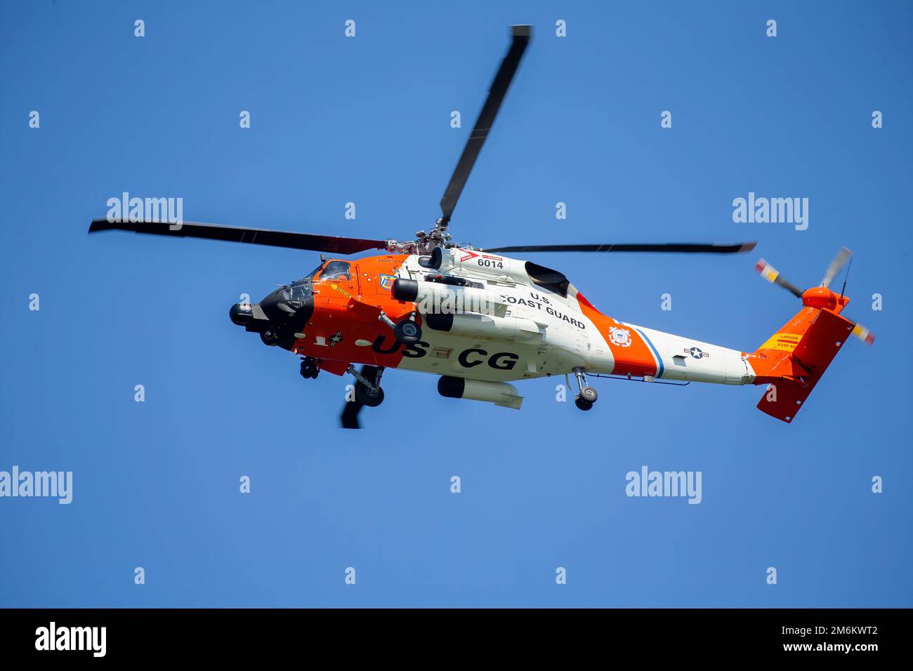 Coast Guard helicopter Stock Photo - Alamy