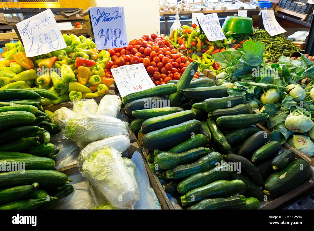 Budapest, the big market Stock Photo - Alamy