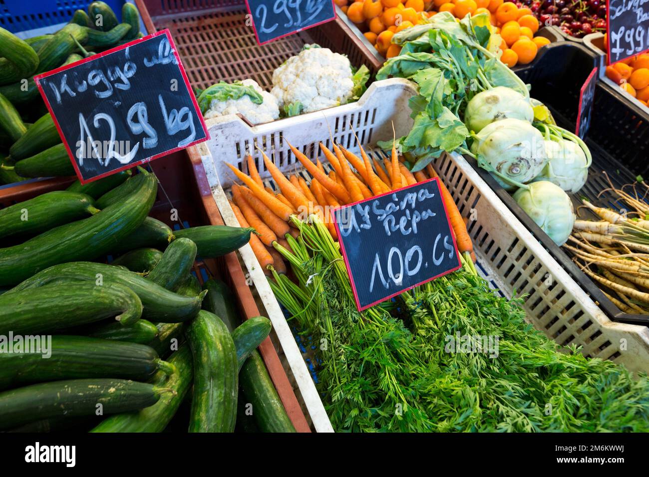 Budapest, the big market Stock Photo - Alamy