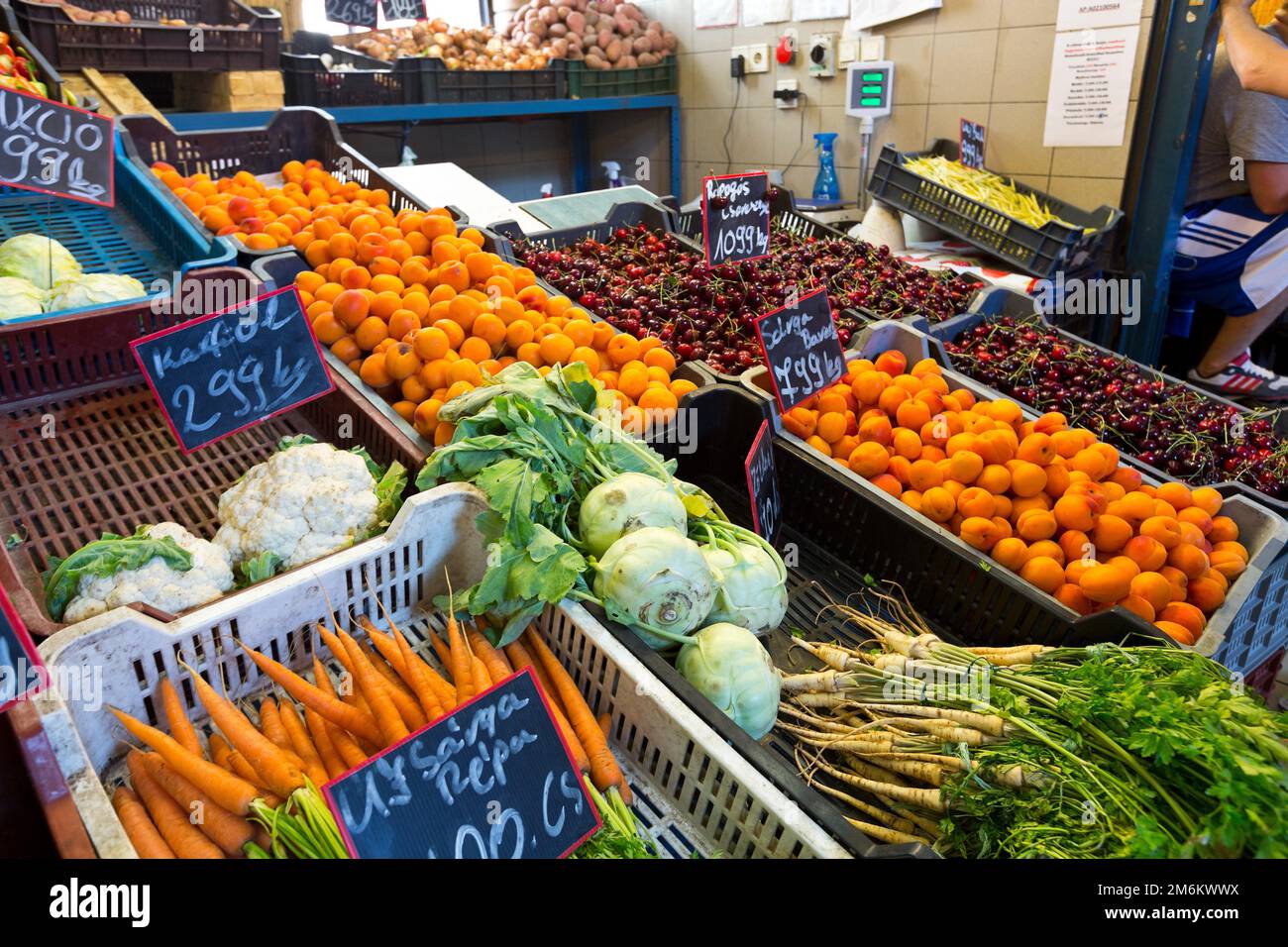 Budapest, the big market Stock Photo - Alamy
