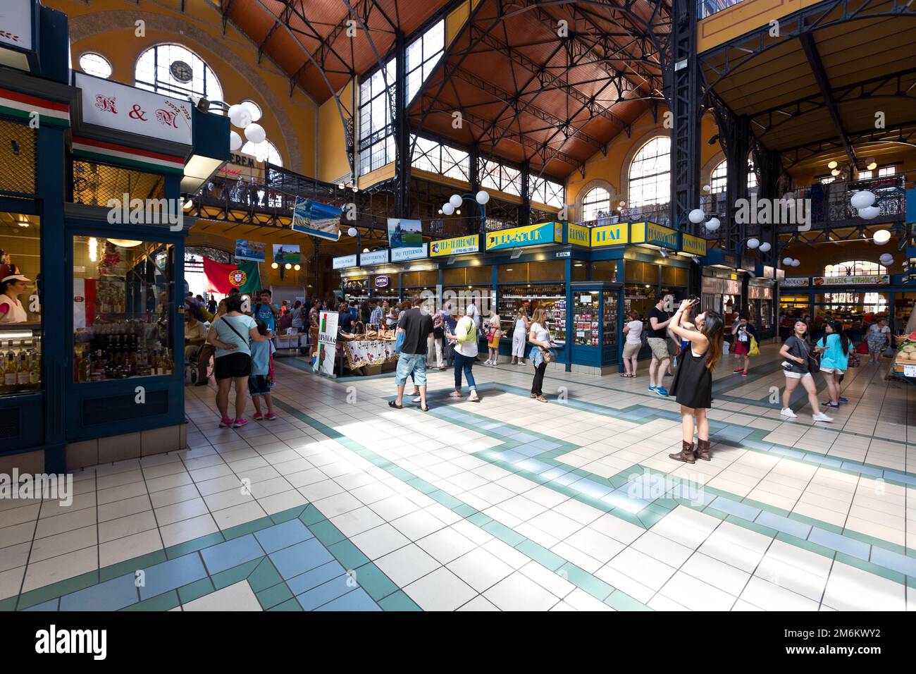 Budapest, the big market Stock Photo - Alamy