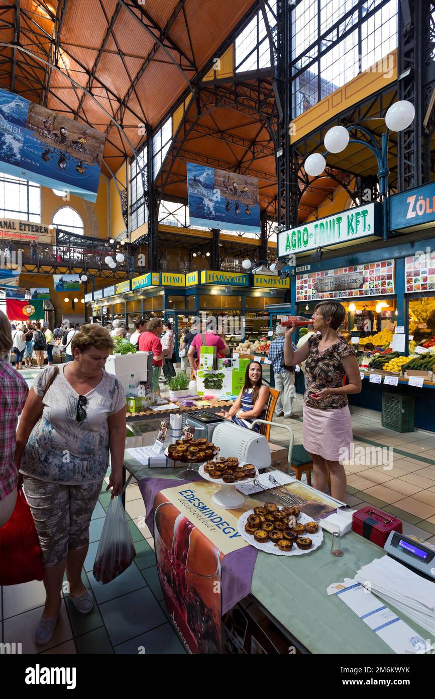 Budapest, the big market Stock Photo - Alamy