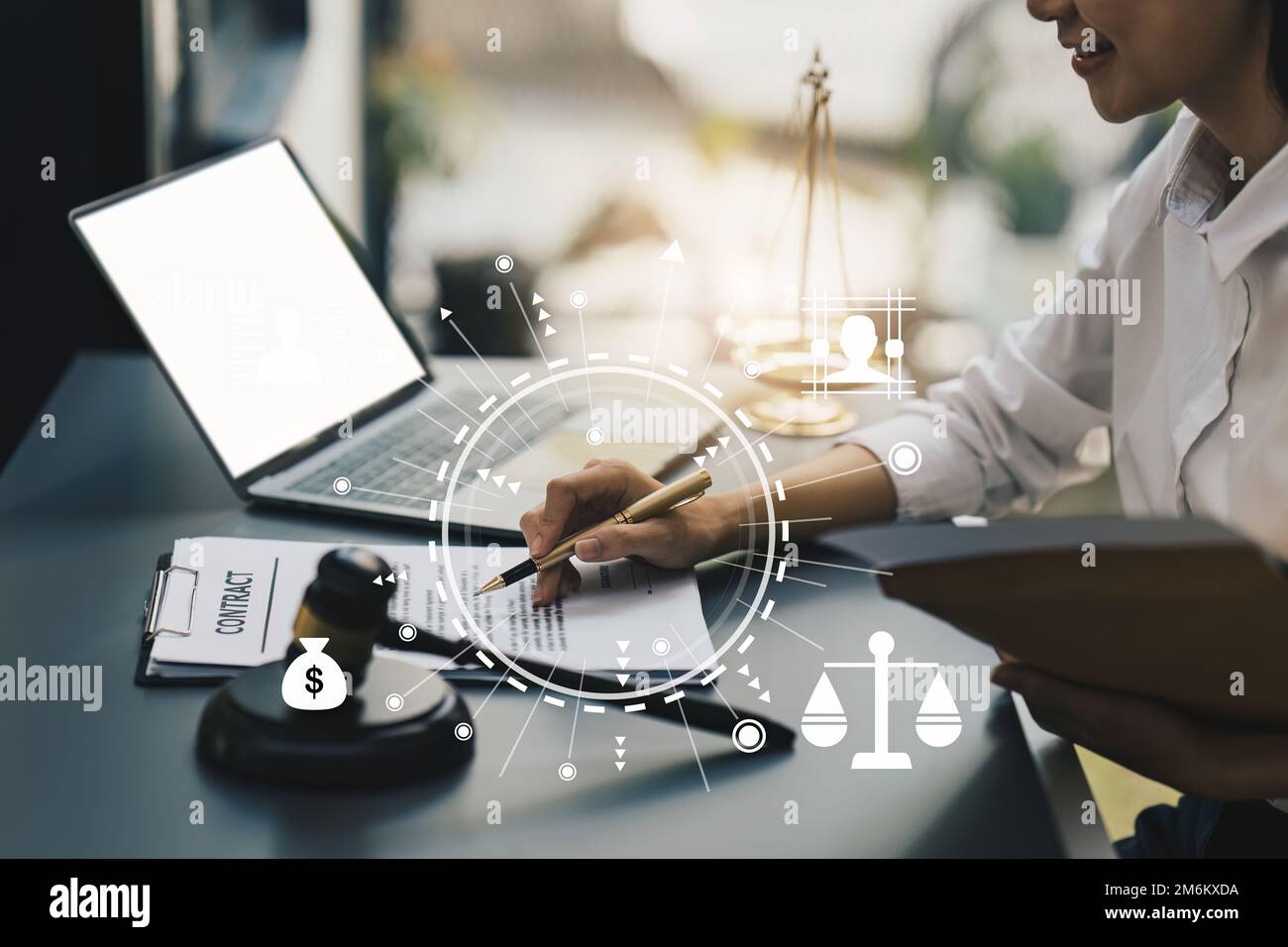 Successful female lawyer in the office hi-res stock photography and ...