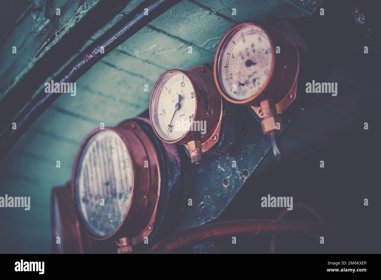 Image of old steam engine facility Stock Photo - Alamy