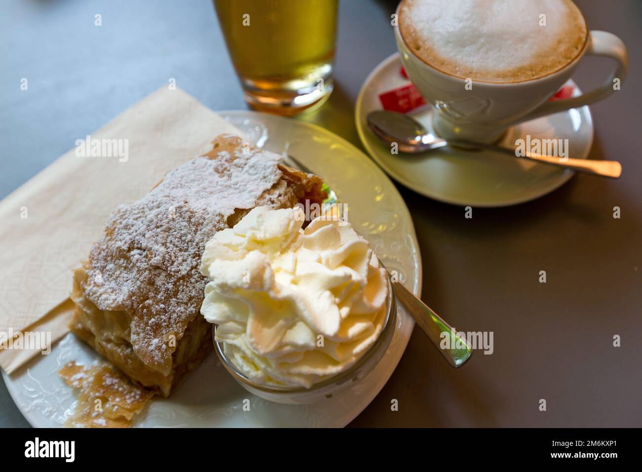 Pastry afternoon tea Stock Photo - Alamy