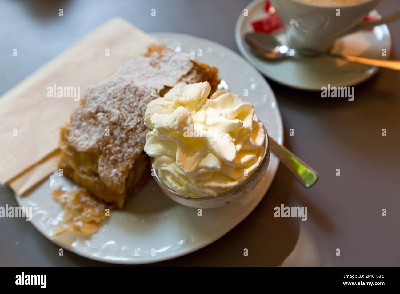 Pastry afternoon tea Stock Photo - Alamy