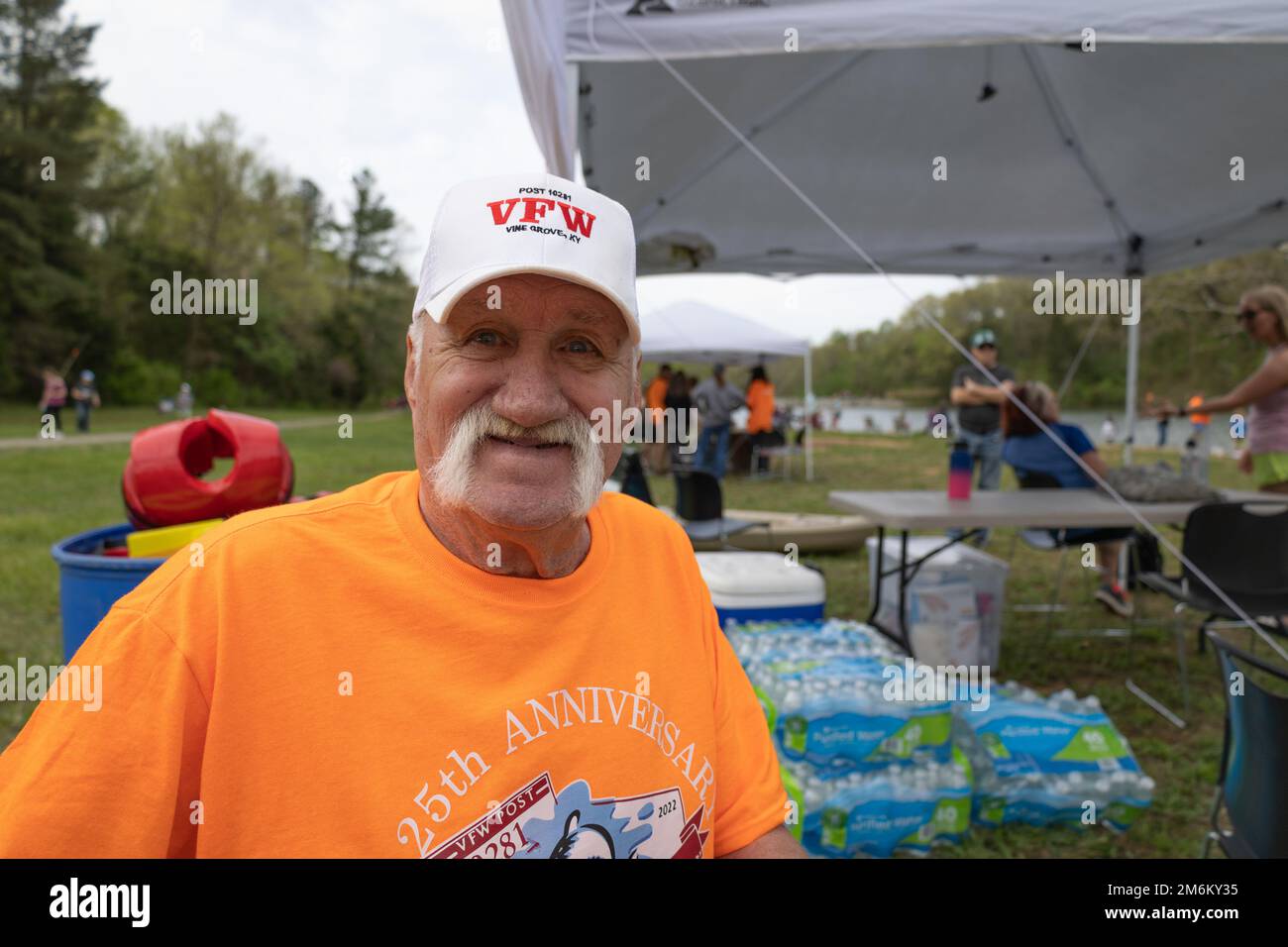 Vine Grove, Kentucky Veterans of Foreign Wars Post 10281 member Pat ...