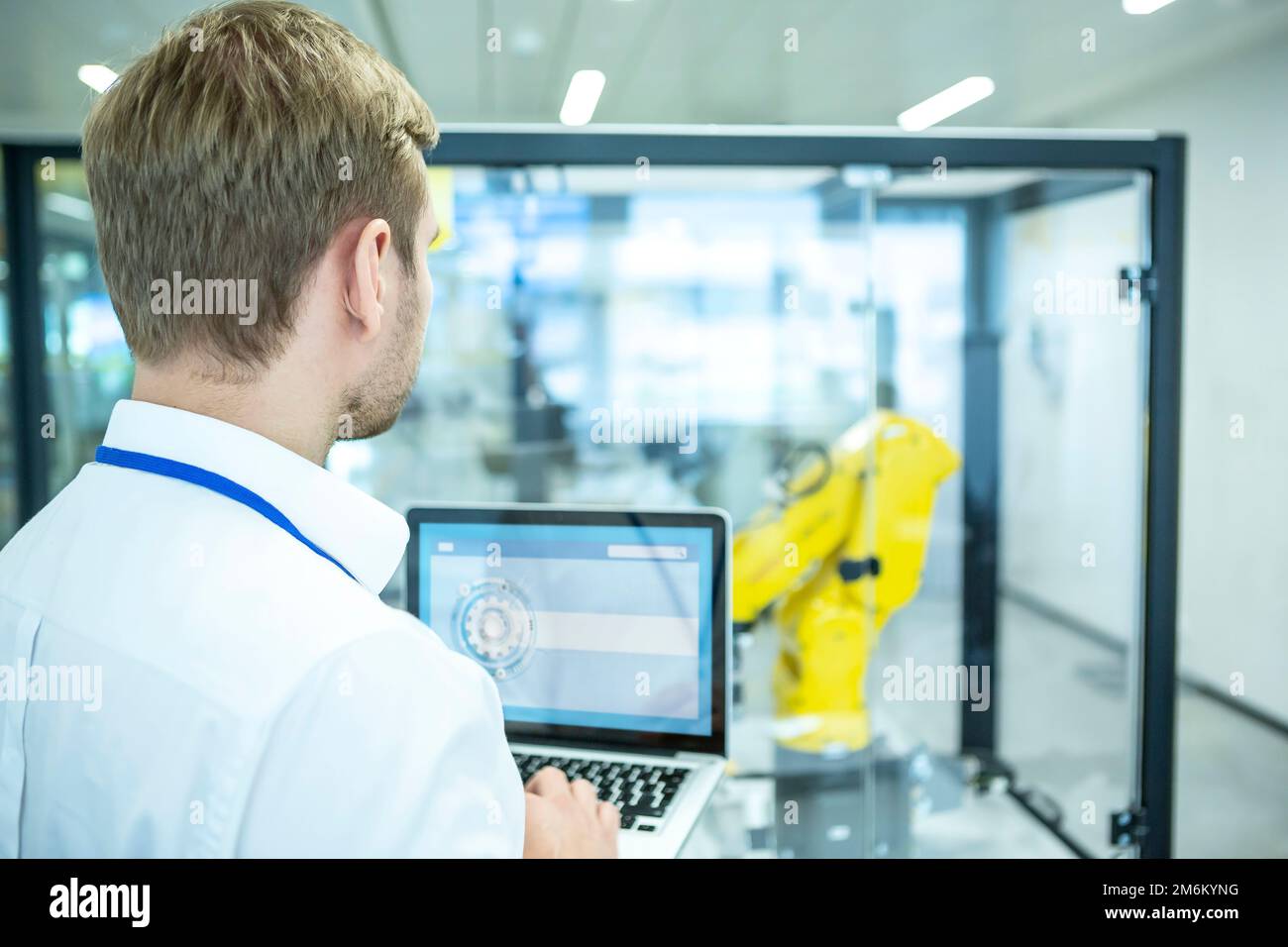 Industrial Robots Development Stock Photo - Alamy