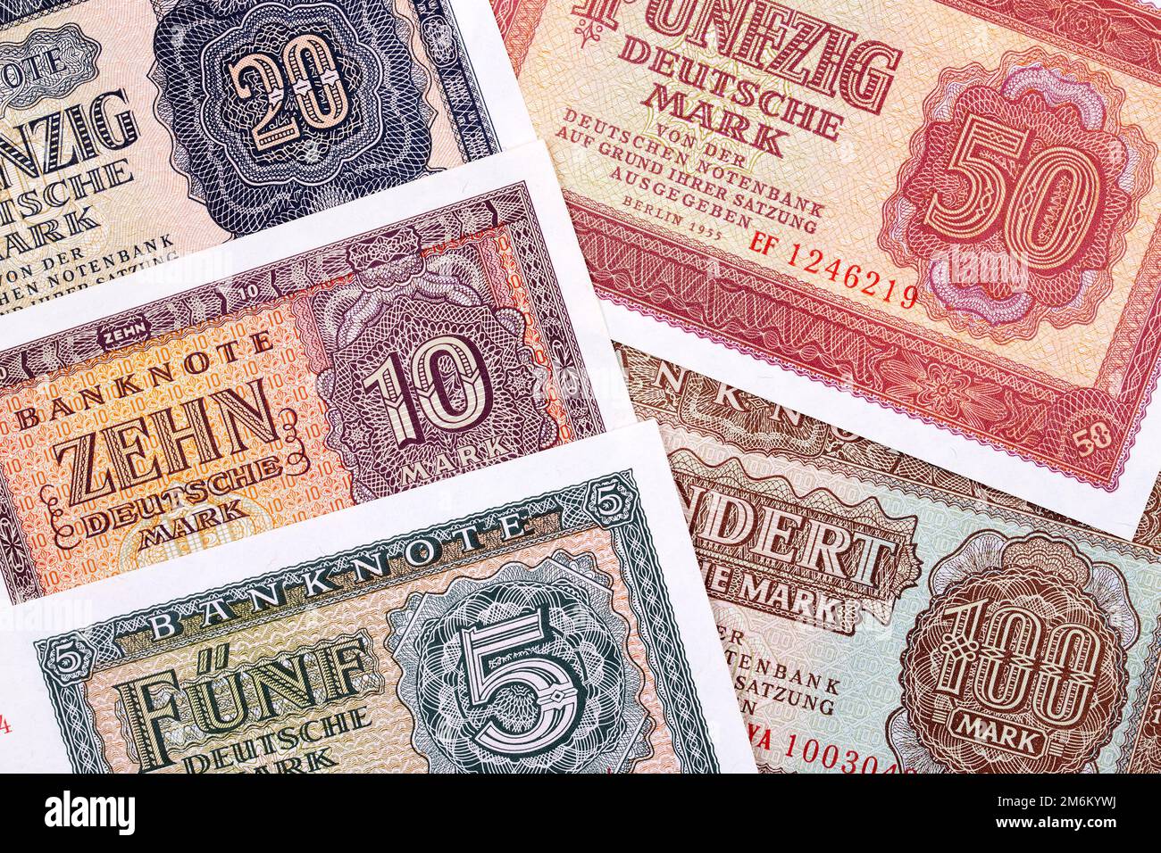 Old money from Germany, a background Stock Photo - Alamy