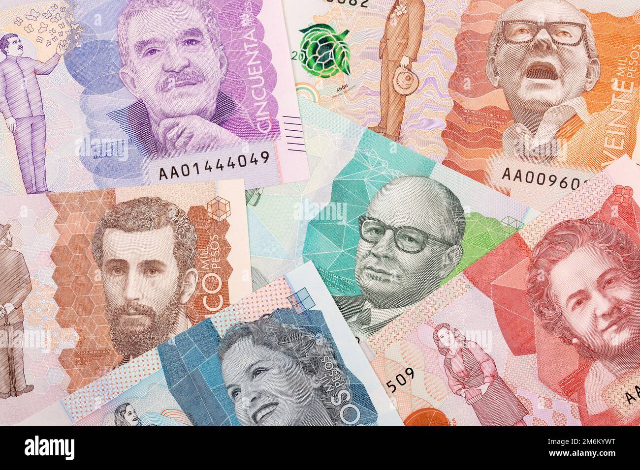 Colombia currency hi-res stock photography and images - Alamy