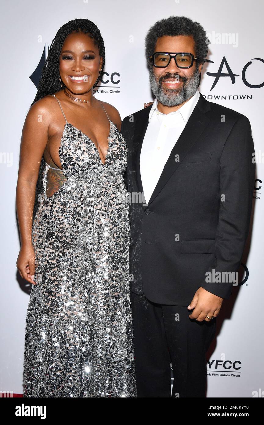 Best supporting actress honoree for "Nope" Keke Palmer (l) and director ...