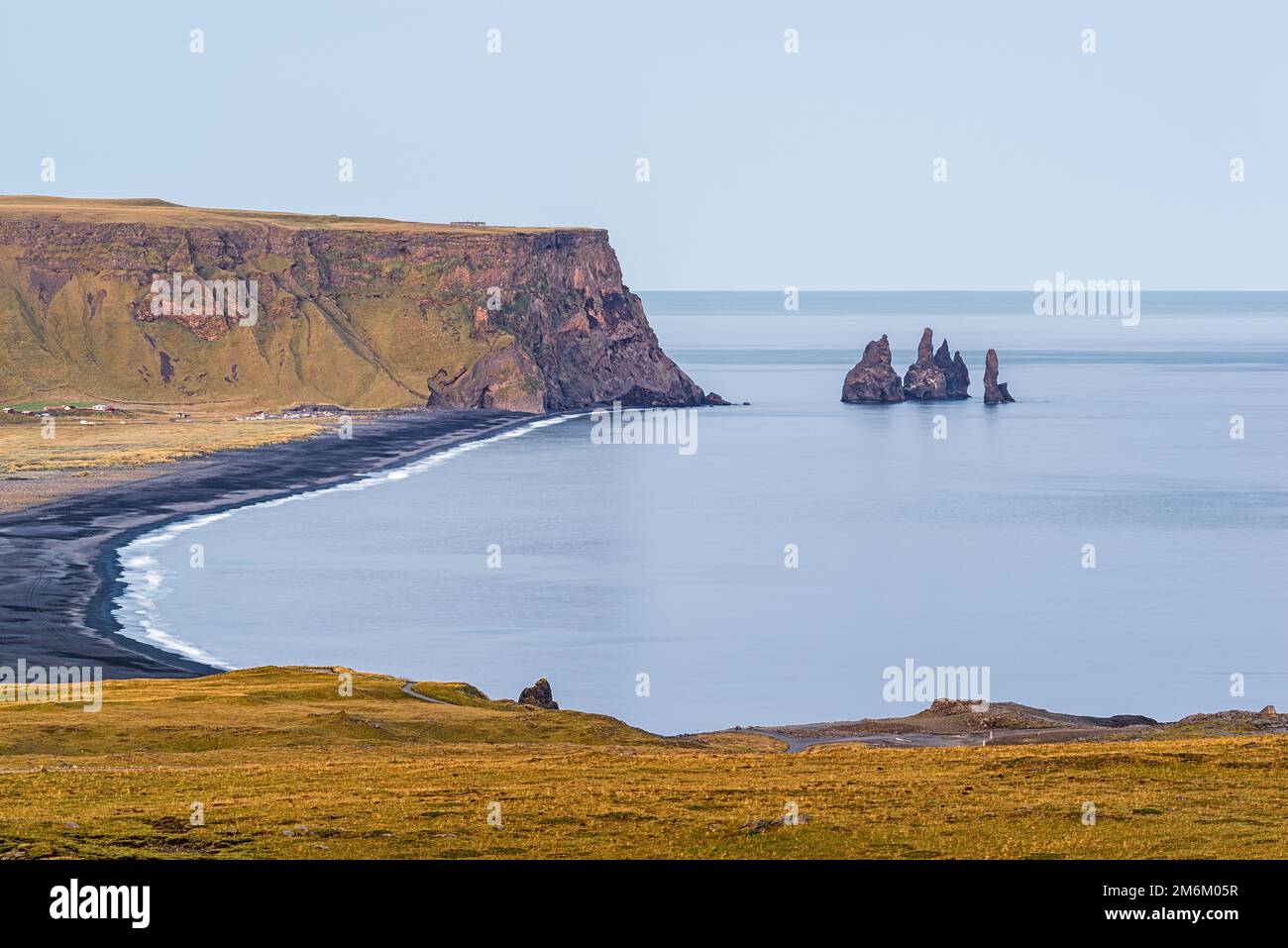 Rock formation at Dyrholaey, Iceland Stock Photo - Alamy