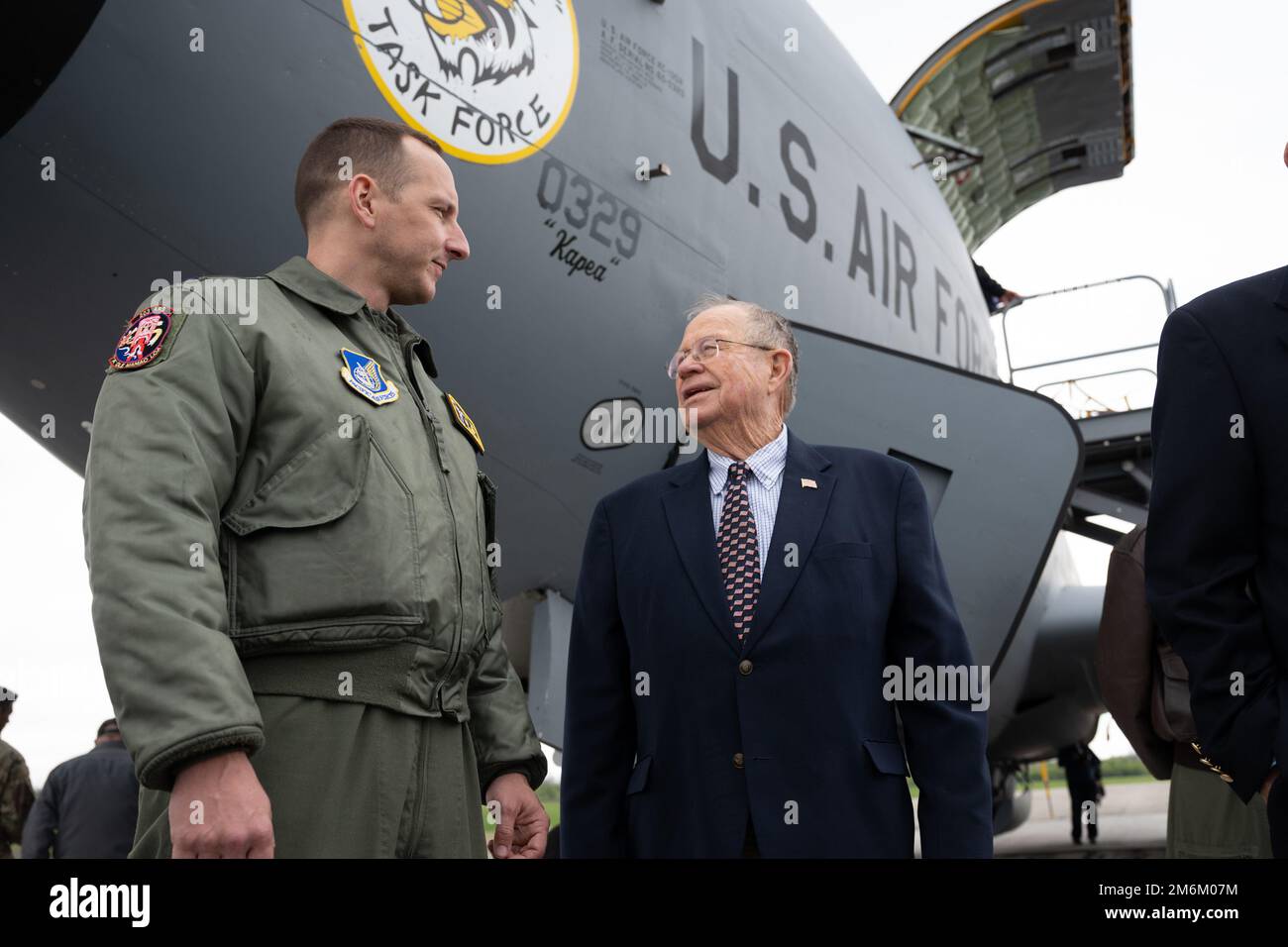 Lt. Col. Kelly Church, 203rd Air Refueling Squadron commander, and ...