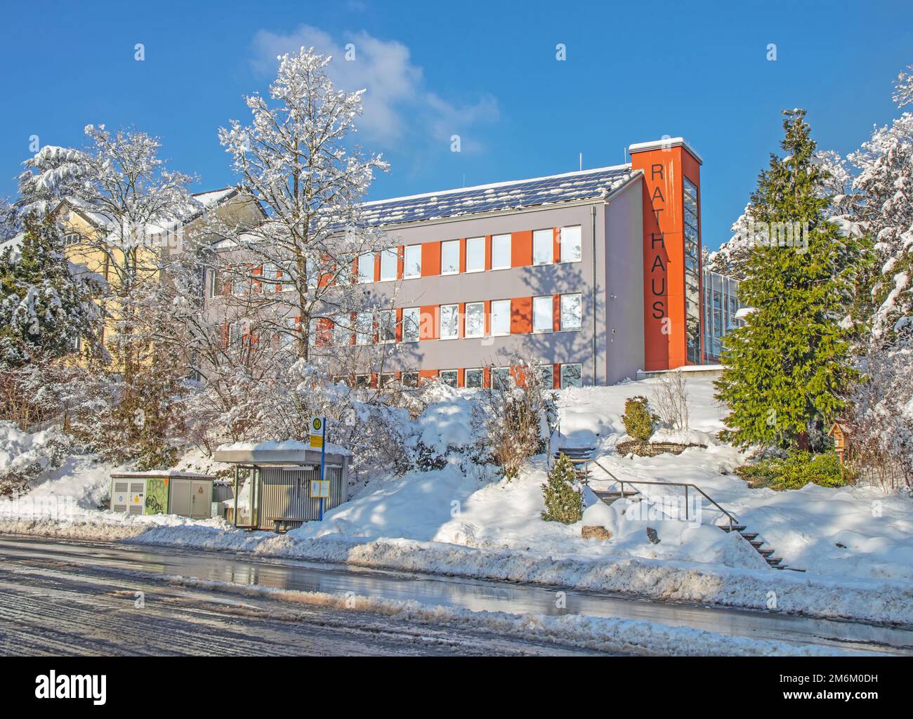 City Hall Rielasingen-Worblingen Stock Photo - Alamy