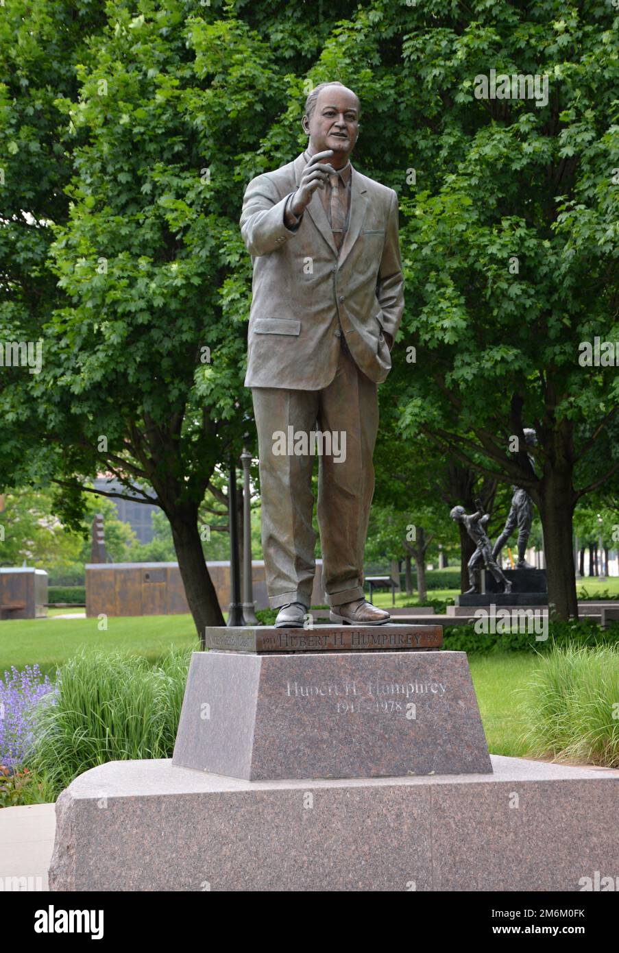Statue in State Capitol Park in St. Paul, Minnesota Stock Photo - Alamy