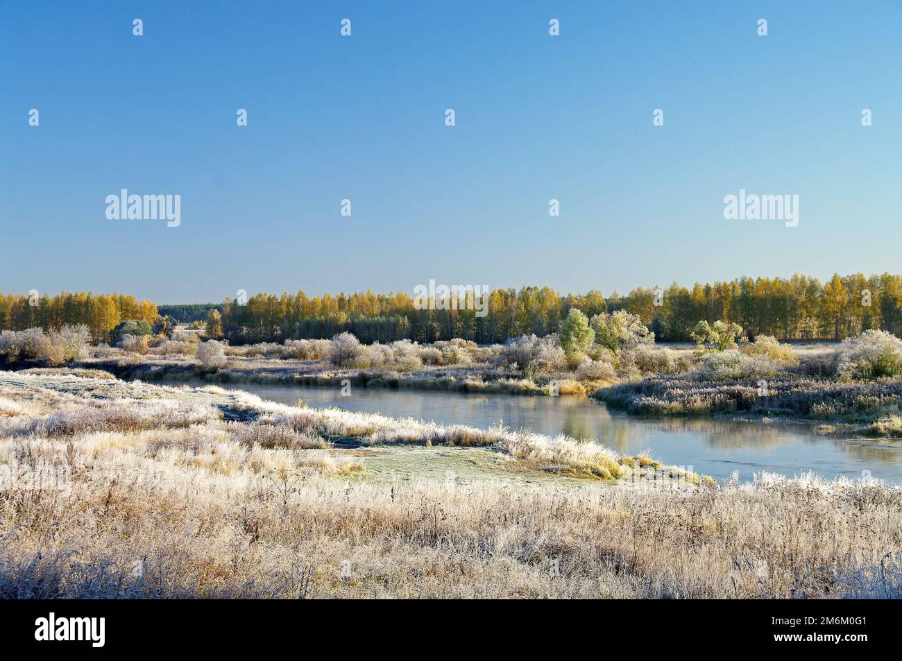 Sunny October morning on the river Stock Photo - Alamy
