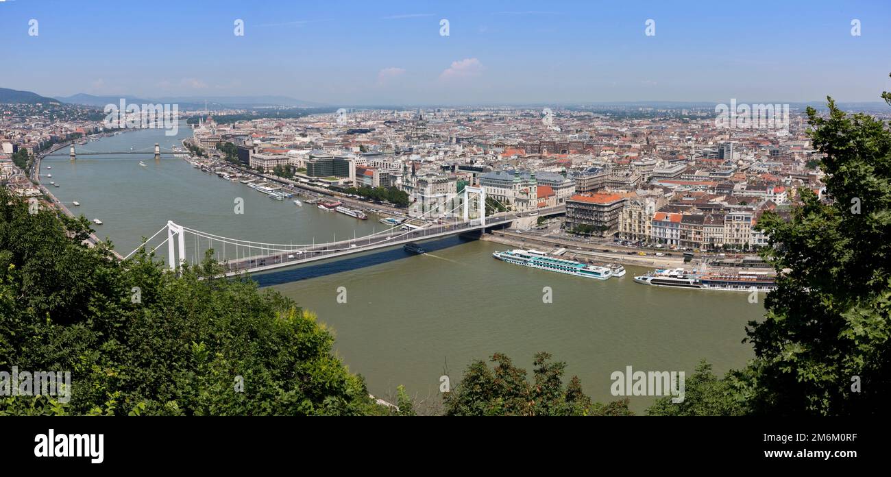 Budapest, the Danube river landscape Stock Photo - Alamy
