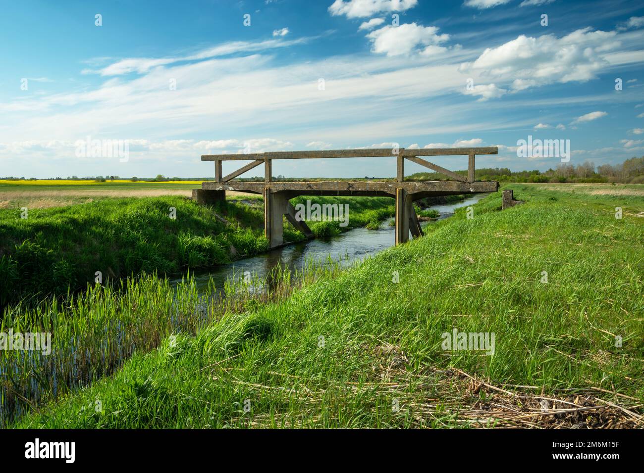 A small concrete bridge in eastern Poland Stock Photo - Alamy