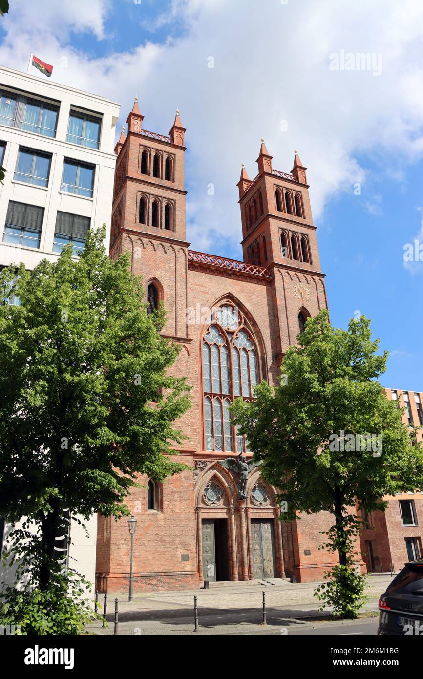 Secularized Friedrichswerder church by Karl Friedrich Schinkel Stock ...