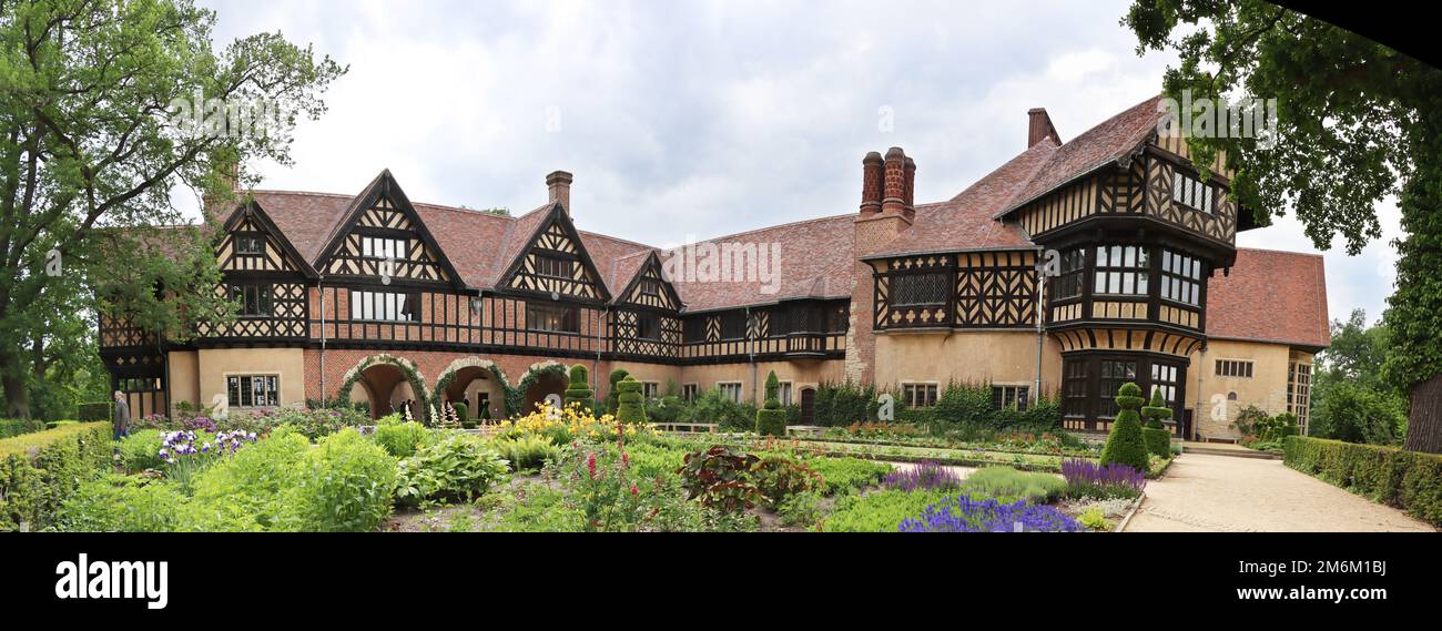 Cecilienhof Palace, site of the Potsdam Conference in 1945 Stock Photo ...