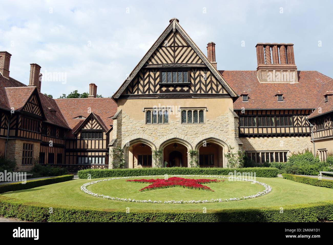 Cecilienhof Palace, site of the Potsdam Conference in 1945 Stock Photo ...