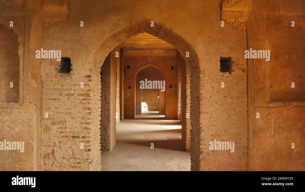 Inside Ruined Walls of Ater Fort Palace, Ater Fort, Bhind, Madhya ...