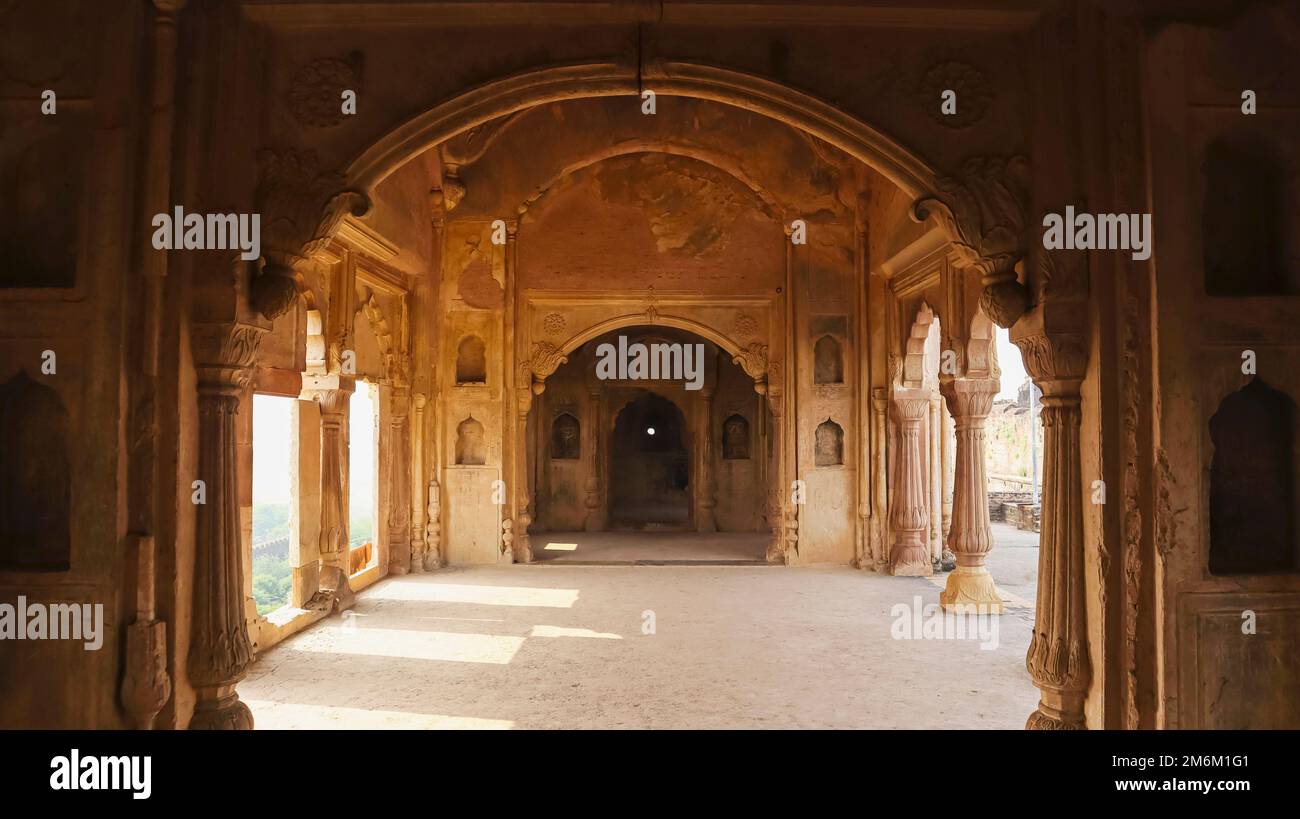 Inside View of Ater Fort Palace, Ater Fort, Bhind, Madhya Pradesh ...