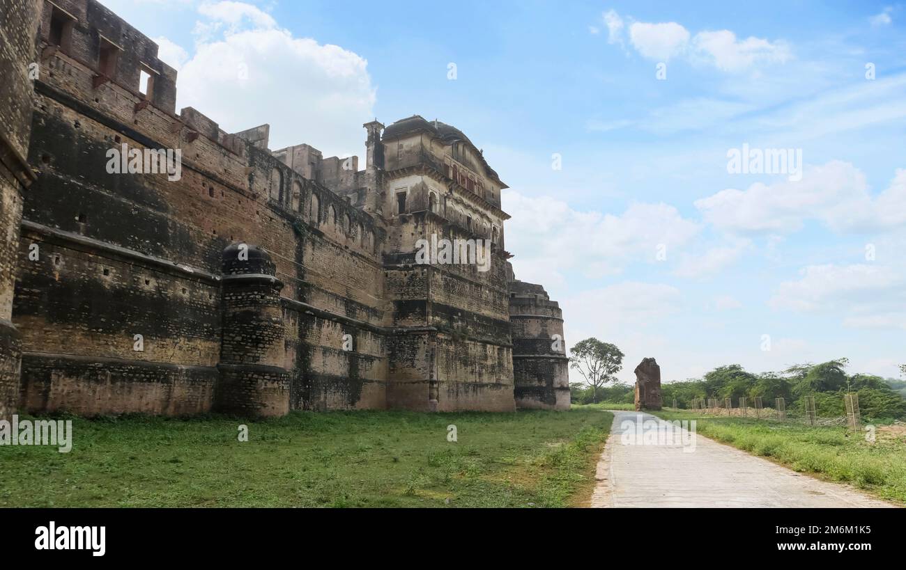 Outside View of Ater Fort From Campus entrance, Ater Fort, Bhind ...