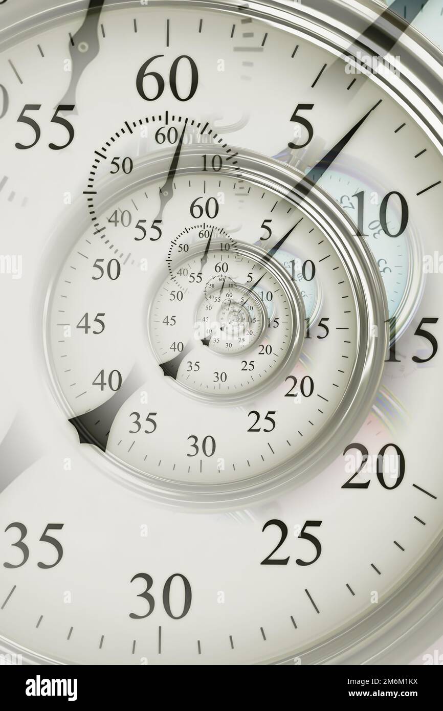 Droste effect background. Abstract design for concepts related to time ...