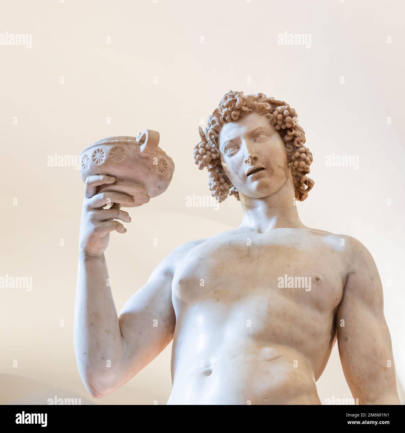 Bacchus by Michelangelo Buonarroti Stock Photo - Alamy