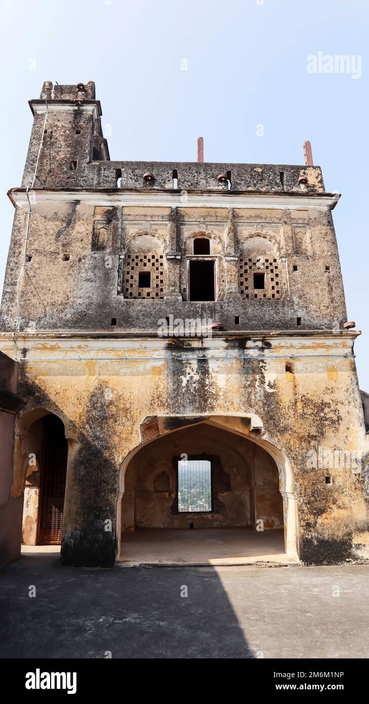 View of Ruined Watch Tower of Barua Sagar Fort, Jhansi, Uttar Pradesh ...