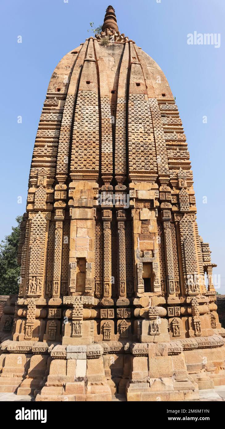 View of Jarai Ka Math Temple, Barua Sagar, Jhansi, Uttar Pradesh, India ...