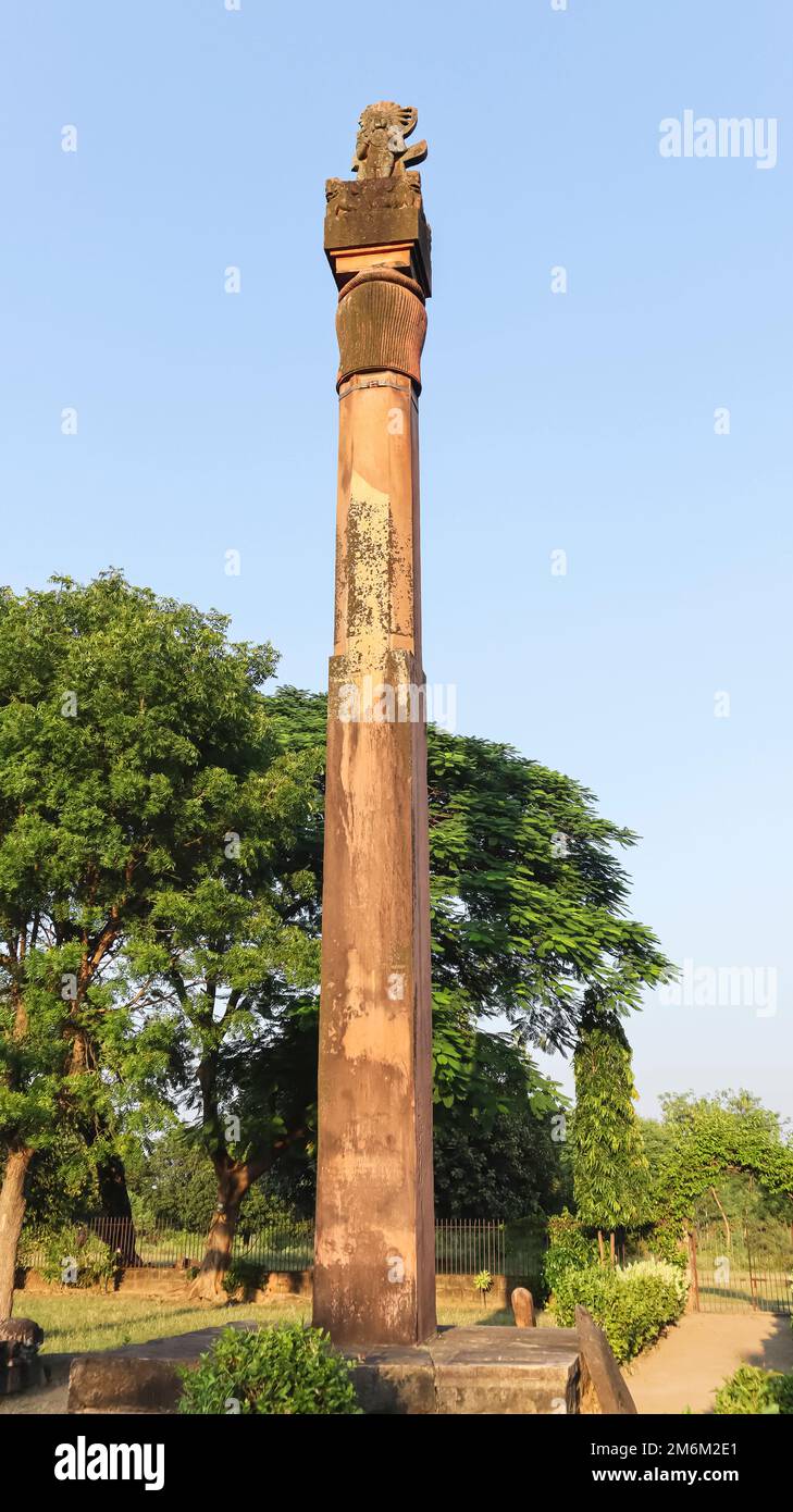 View of Garuda Pillar, Temples Build in 5-6th Century By Gupta Dynasty ...