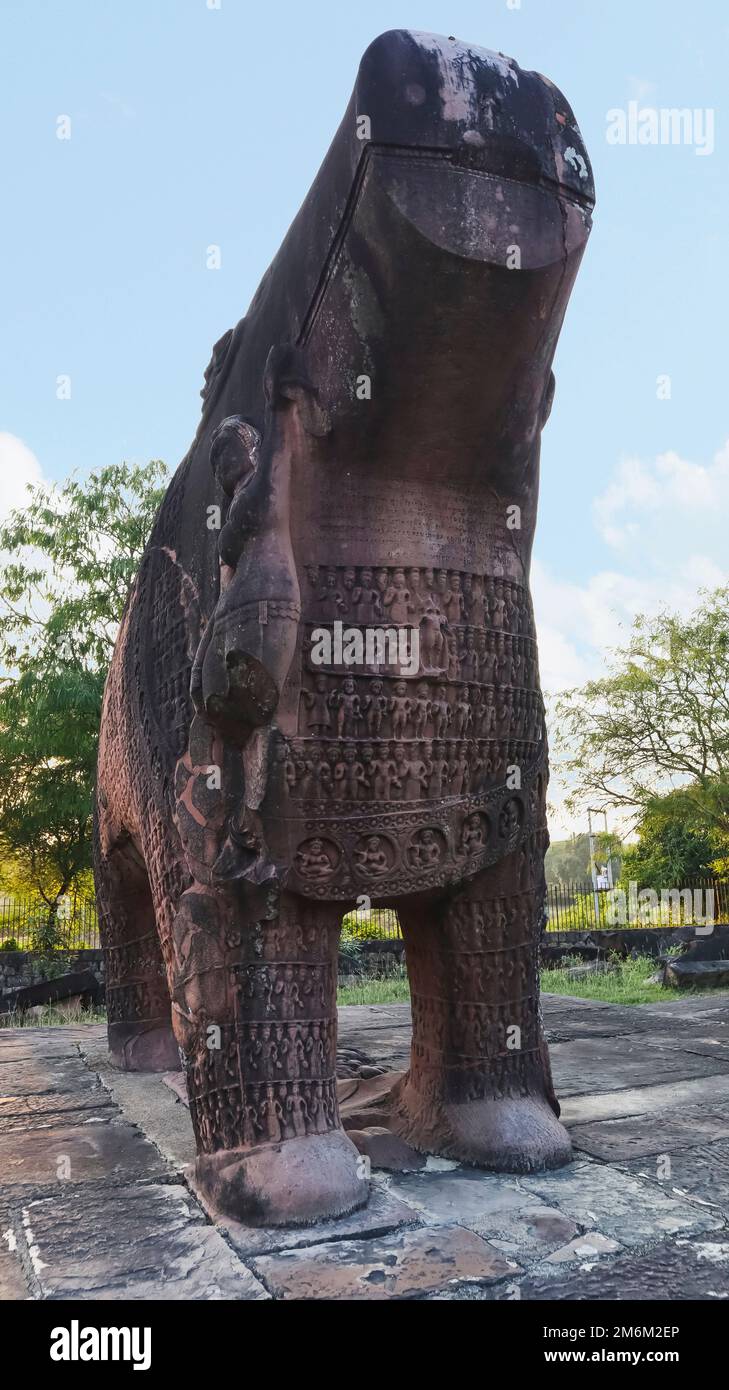 Varaha or Boar statue, 14ft long and 11 ft tall, At Archeological Site ...