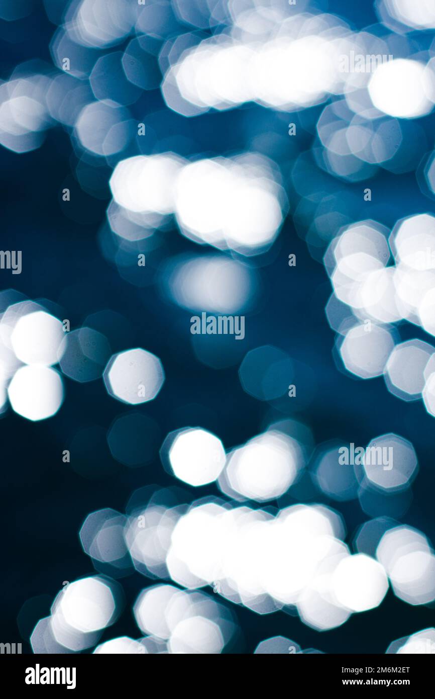 Blurry deep blue sea water background, dark ocean as nature and ...