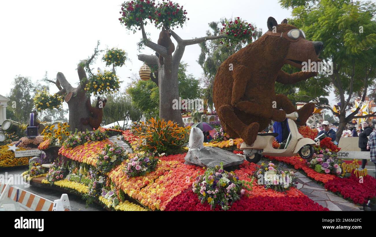 Pasadena, California, USA 3rd January 2023 Rose Parade Floats on ...
