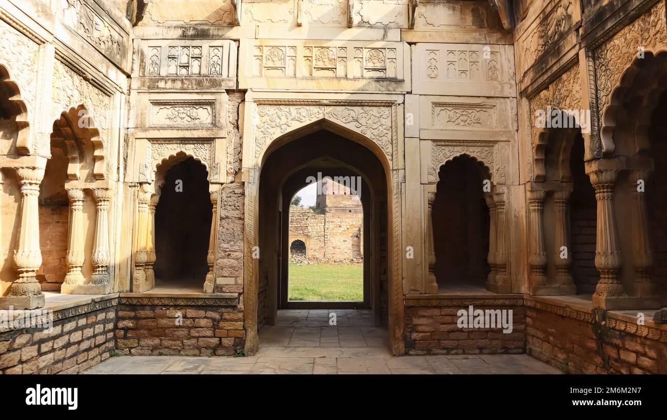View of Inside Fort With Beautiful Carvings on it, Gohad Fort, Bhind ...