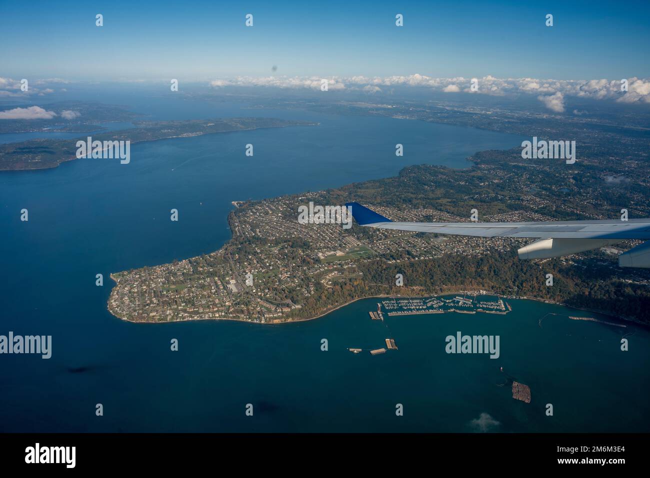 Have a bird's eye view of Seattle Stock Photo - Alamy