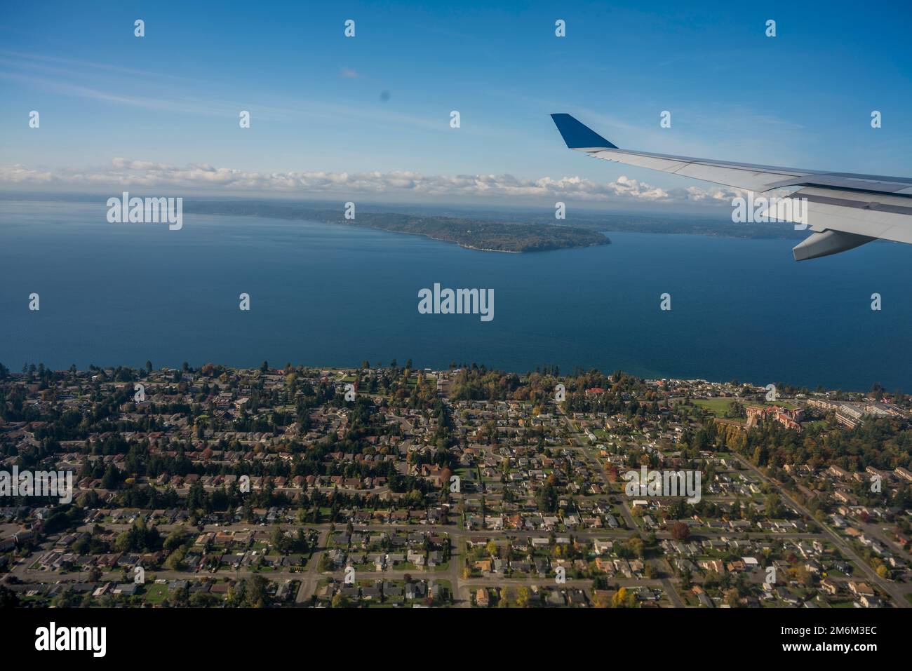 Have a bird's eye view of Seattle Stock Photo - Alamy