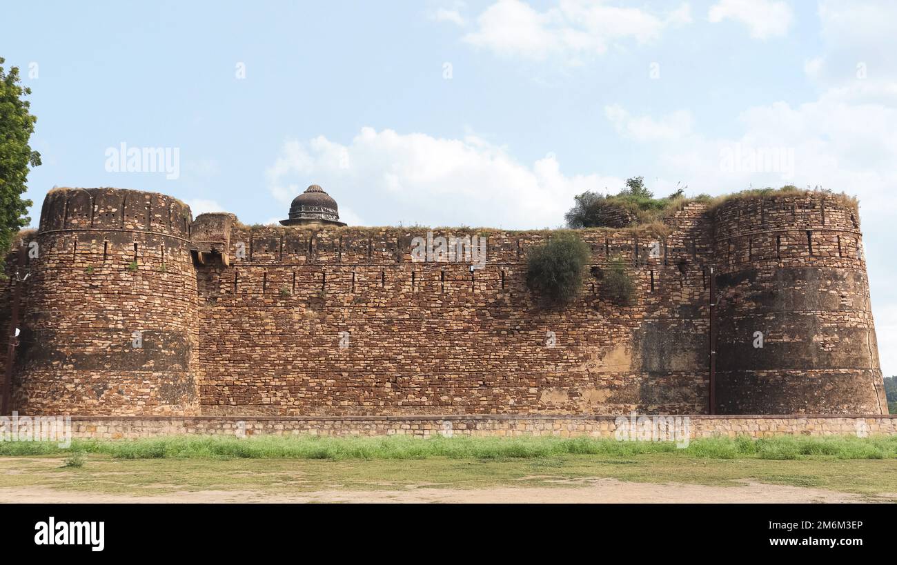 Rear View of Fortress of Gohad Fort, Bhind, Madhya Pradesh, India Stock ...