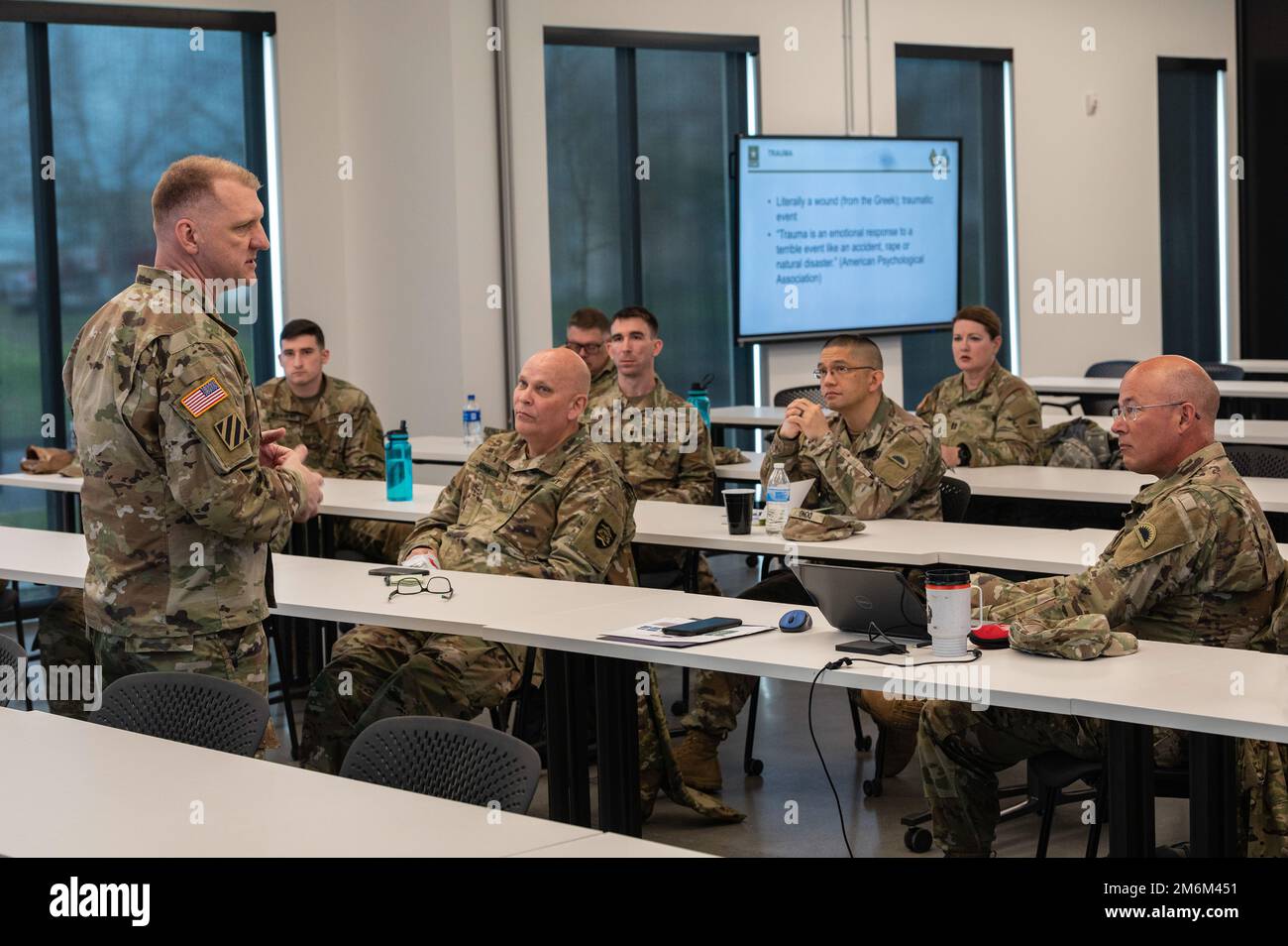 U.S. Army Chaplain [Maj.] Jesse Adkinson, an instructor assigned to the ...