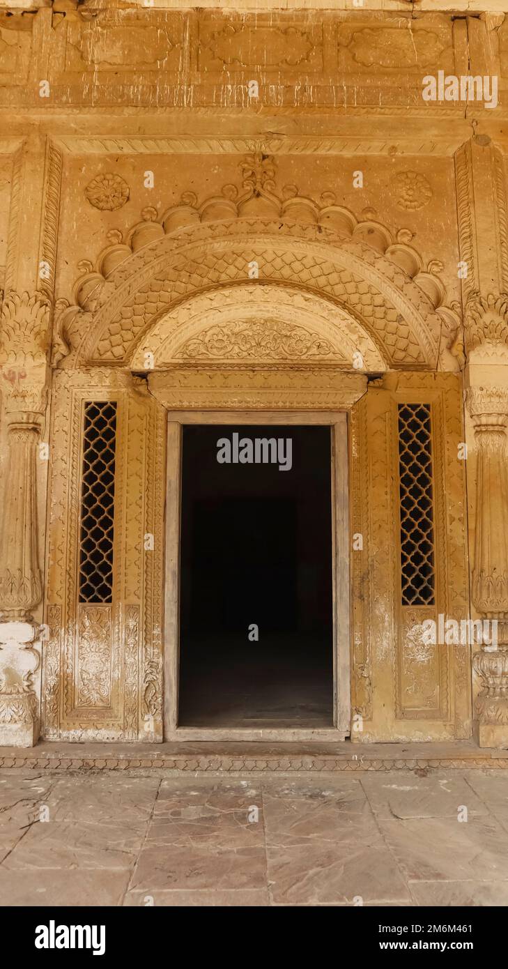 Inside Architecture of New Palace Gohad, Bhind, Madhya Pradesh, India ...