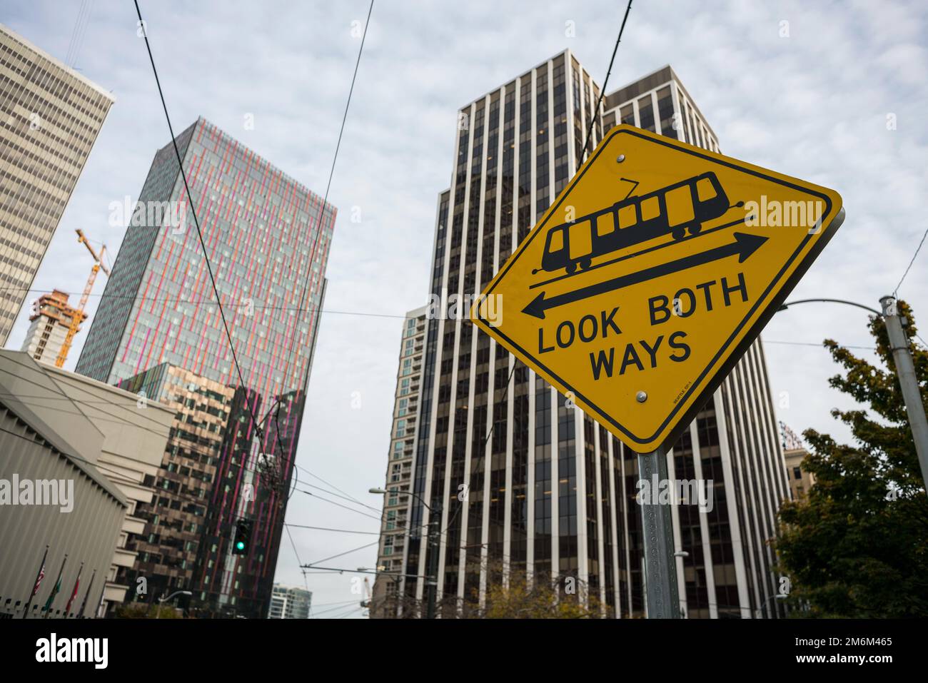 The street in Seattle Stock Photo - Alamy