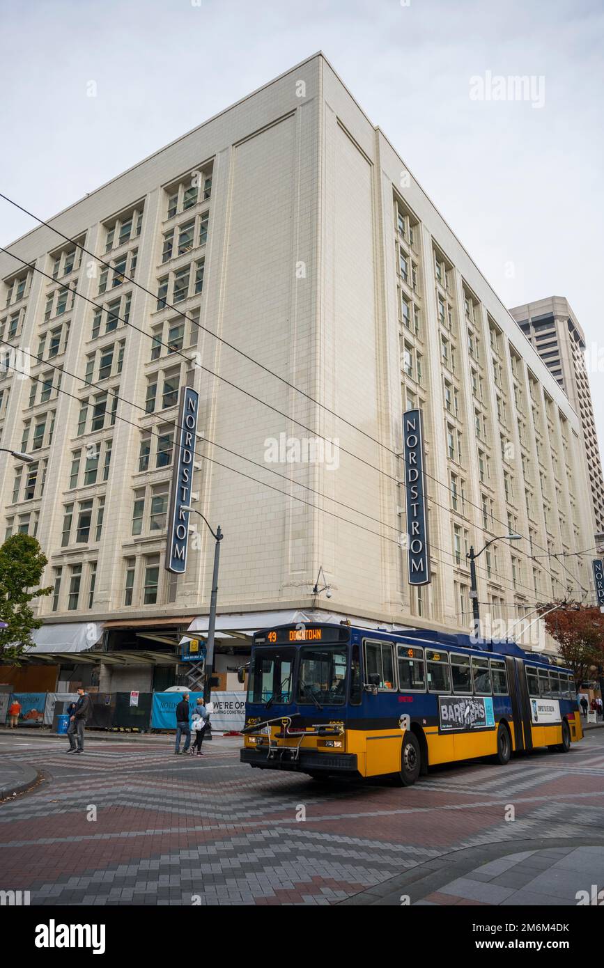 Seattle downtown streets Stock Photo - Alamy