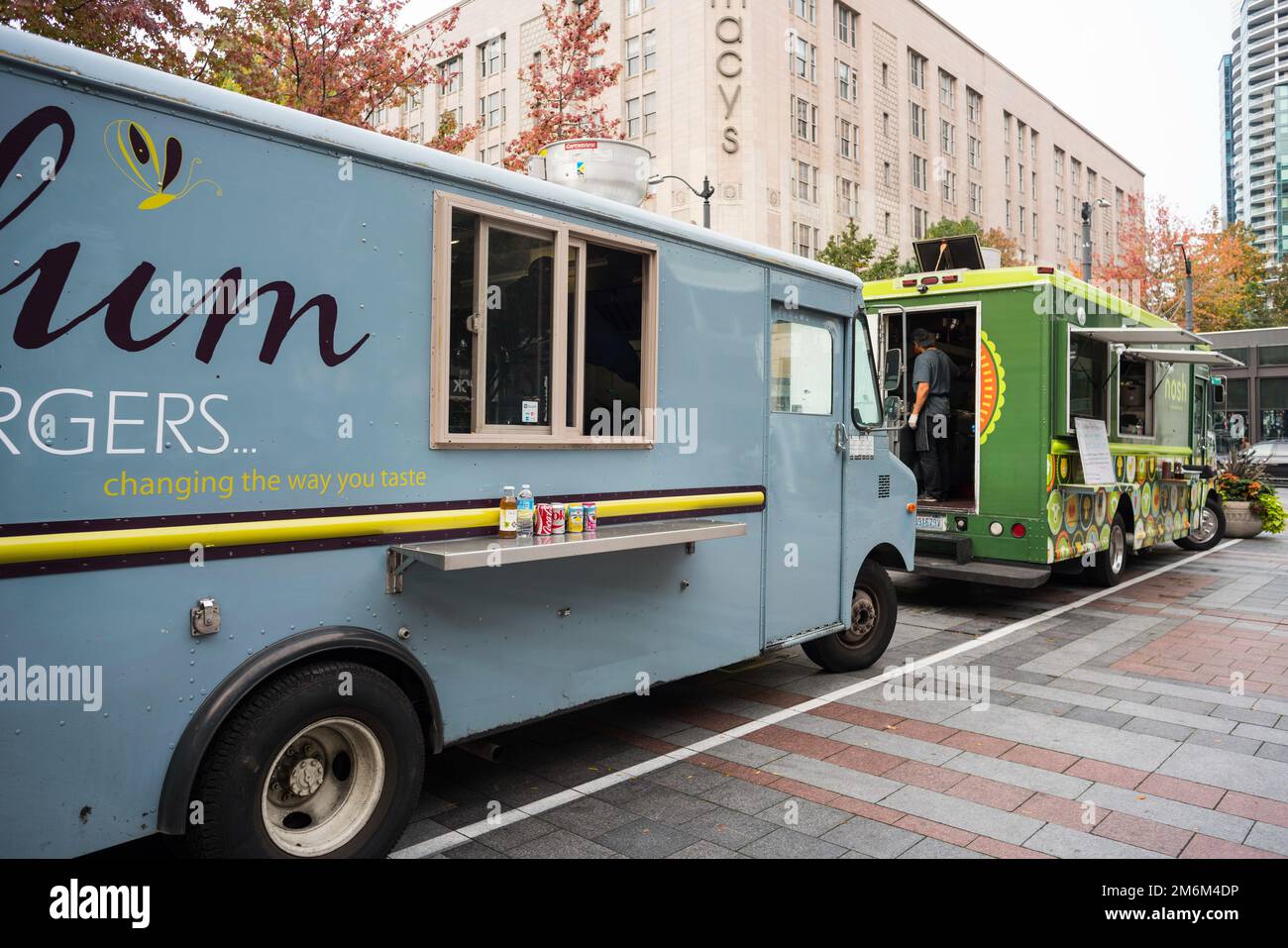 Seattle downtown streets Stock Photo - Alamy